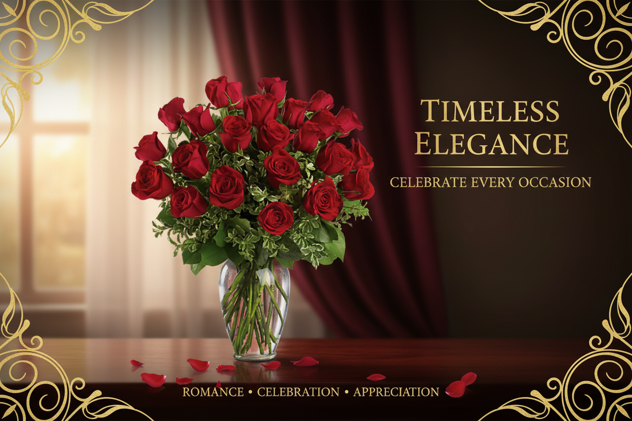 Fresh Roses Atlanta | Red, Pink & White Rose Bouquets