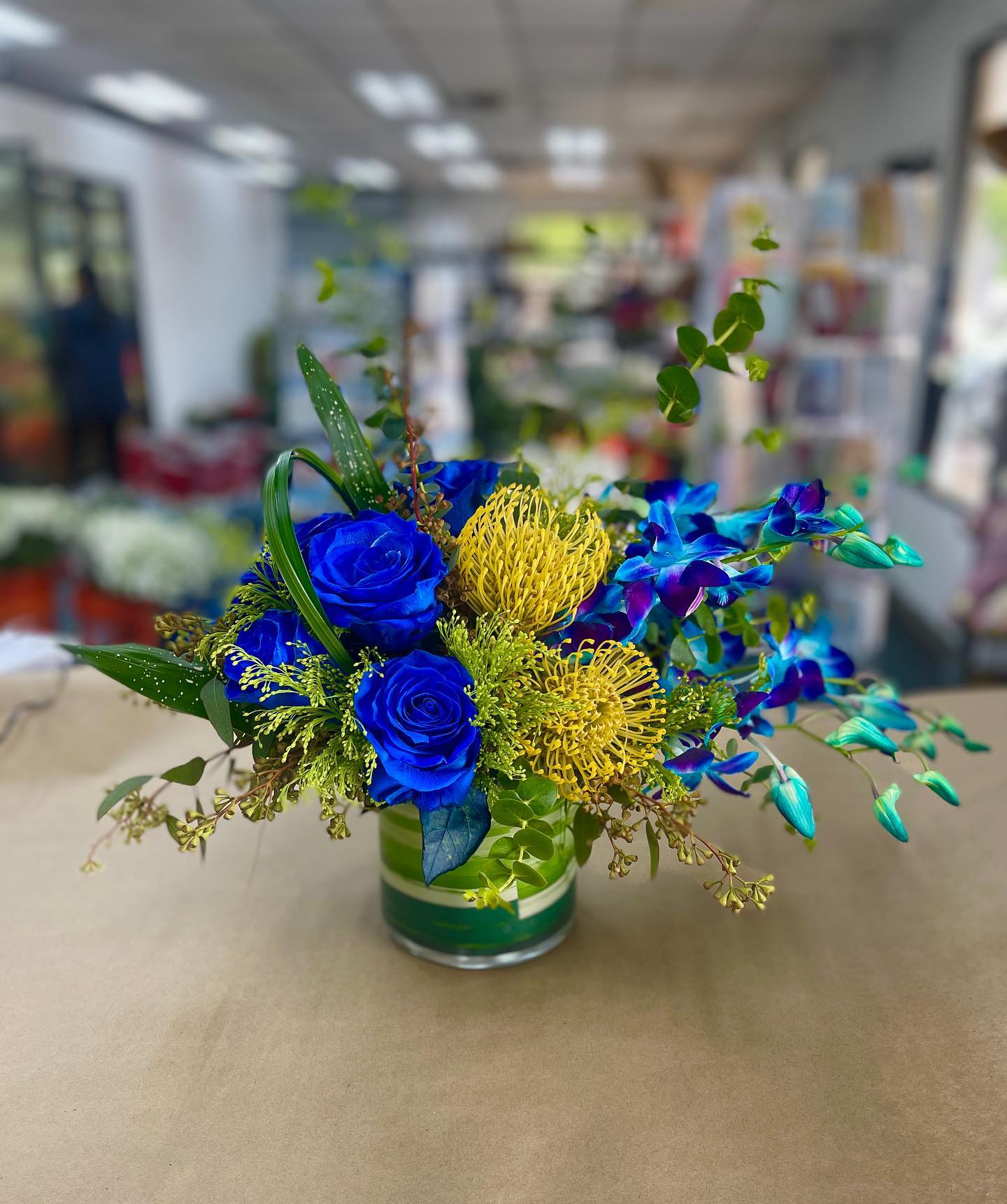 Bright & Beautiful Spray - The Flower Shop Atlanta