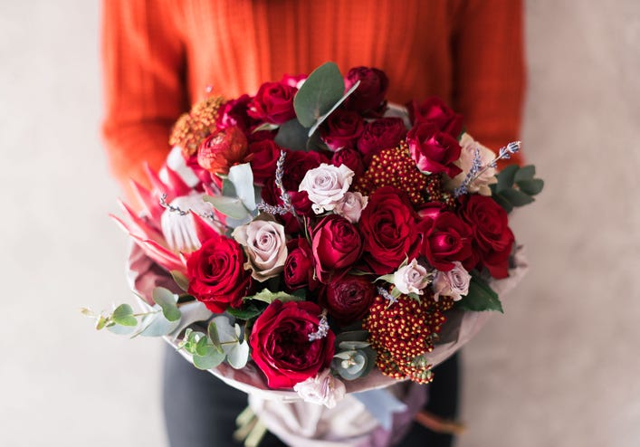 Custom Valentine's Day Bouquet Atlanta | Personalized Flower Delivery